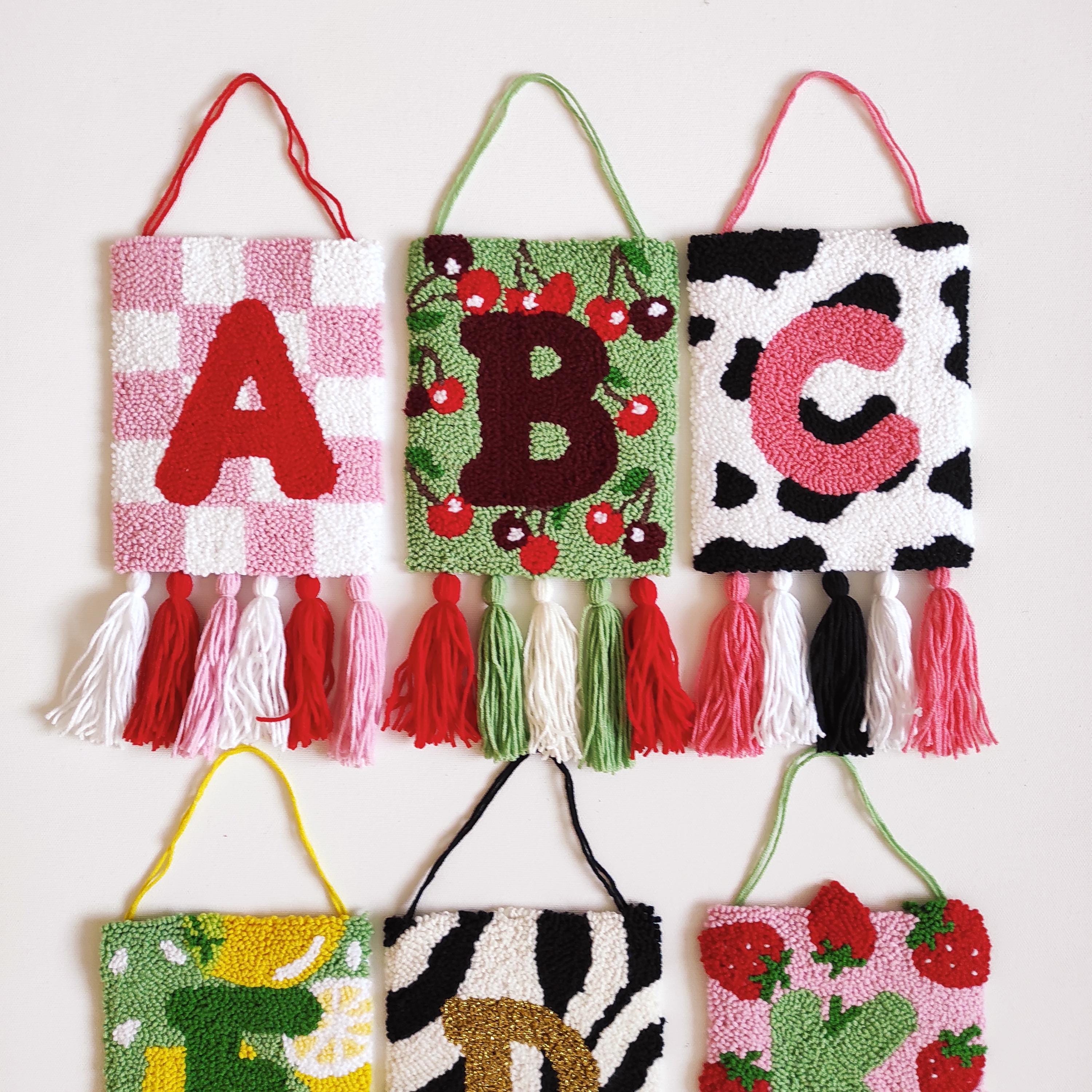 Custom Punch Needle Wall Hanging: Personalized Textile Decor - Etsy