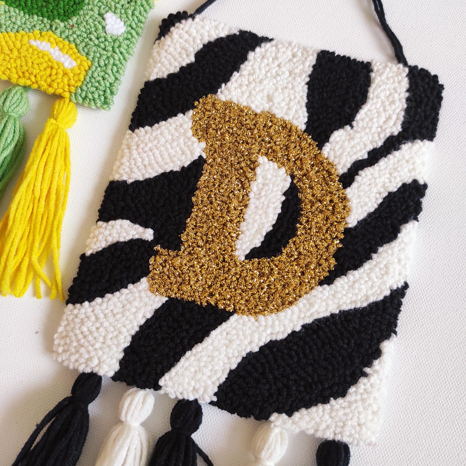 Custom Punch Needle Wall Hanging: Personalized Textile Decor - Etsy