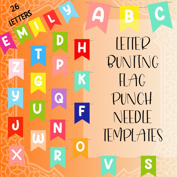 Letter Bunting - Etsy