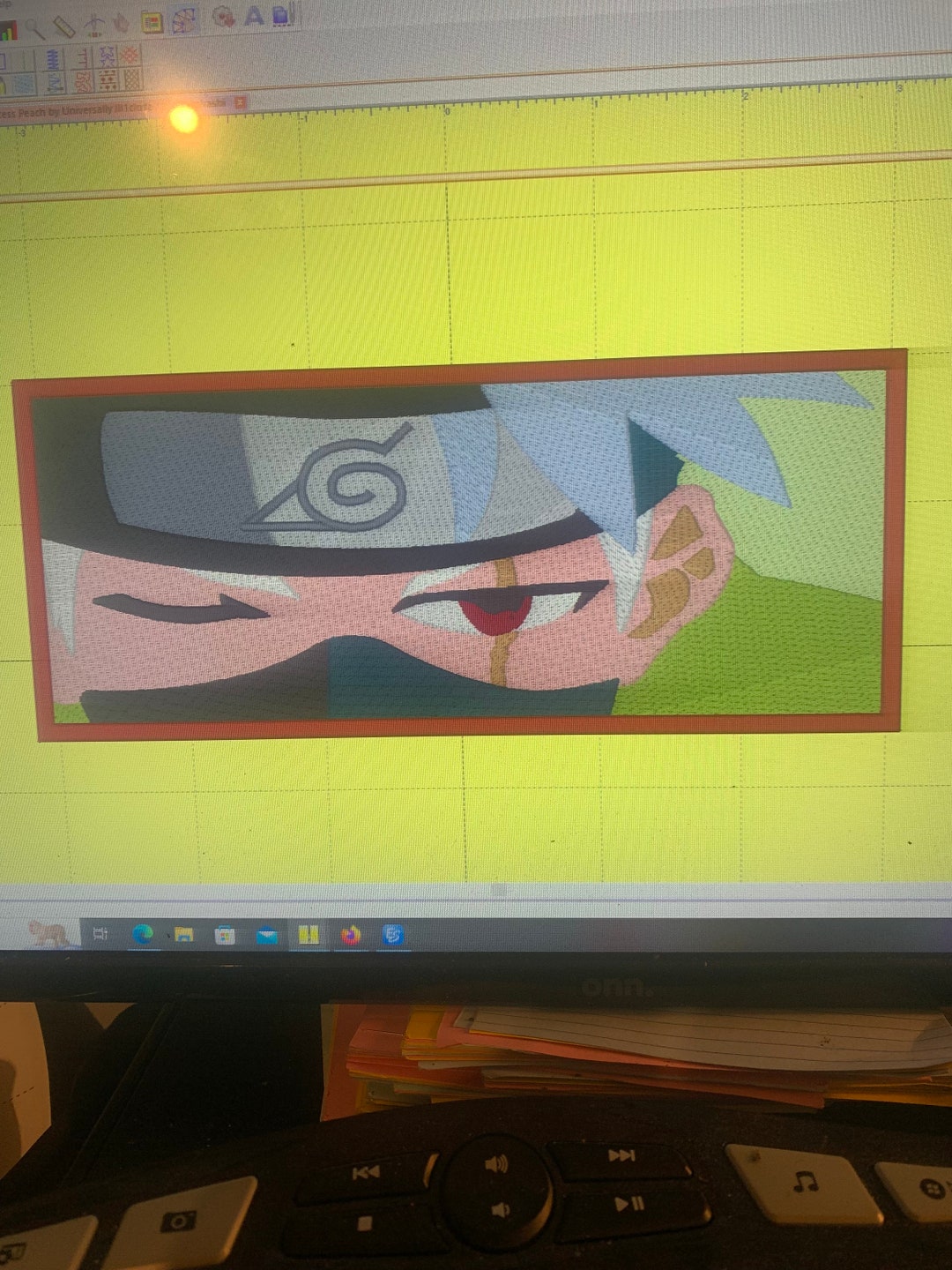 Kakashi Hatake : Naruto Kakashi Anime Embroidery Box Logo - Etsy