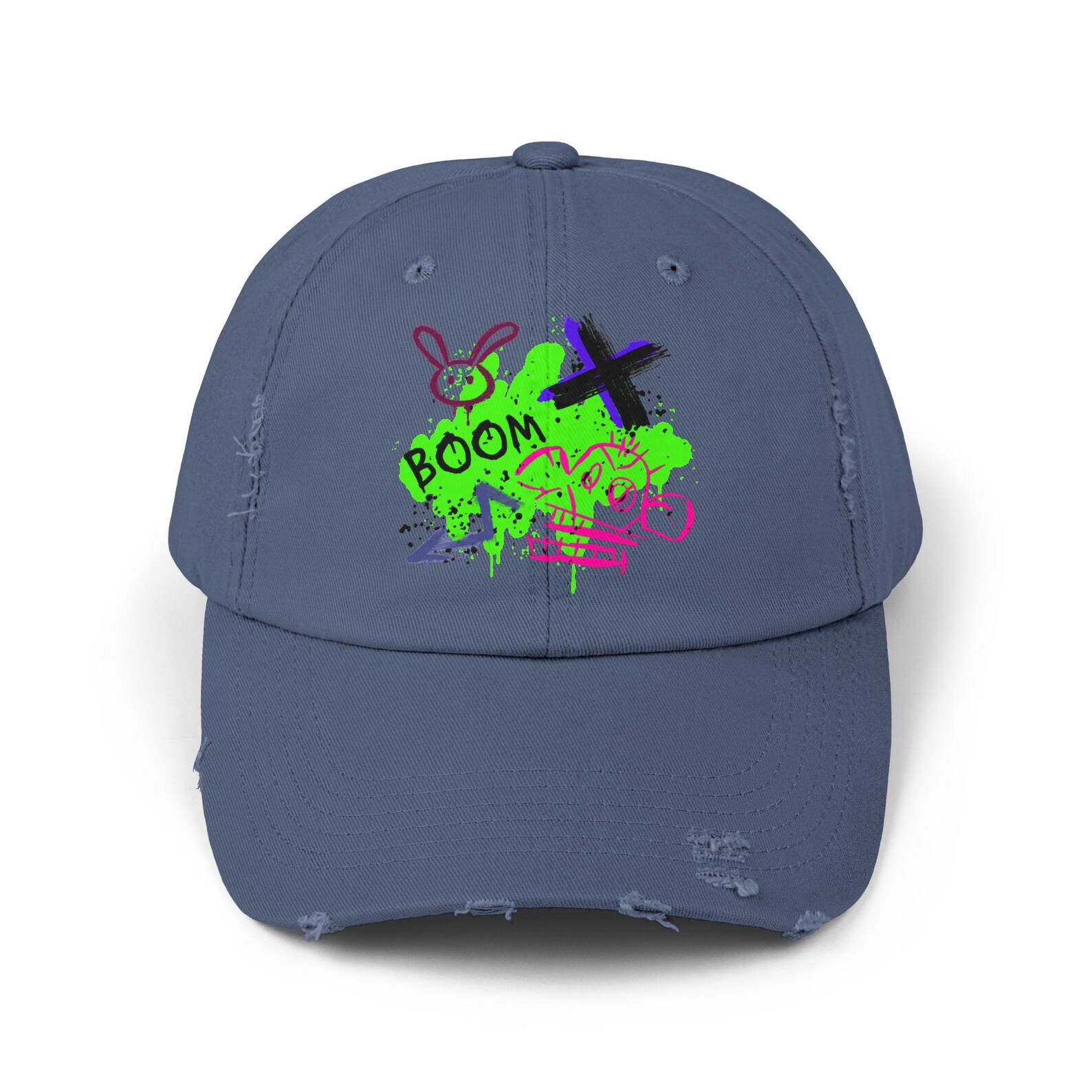 Arcane Unisex Distressed Cap, Jinx, Boom, League of Legends - Etsy