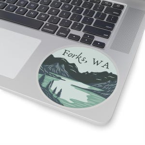Twilight Sticker, Forks, WA, Edward Cullen, Bella Swan, Hoa Hoa Season ...