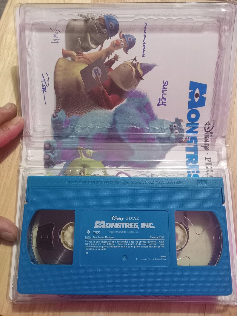 Vhs Monster Inc. VF Dubbed in Quebec - Etsy