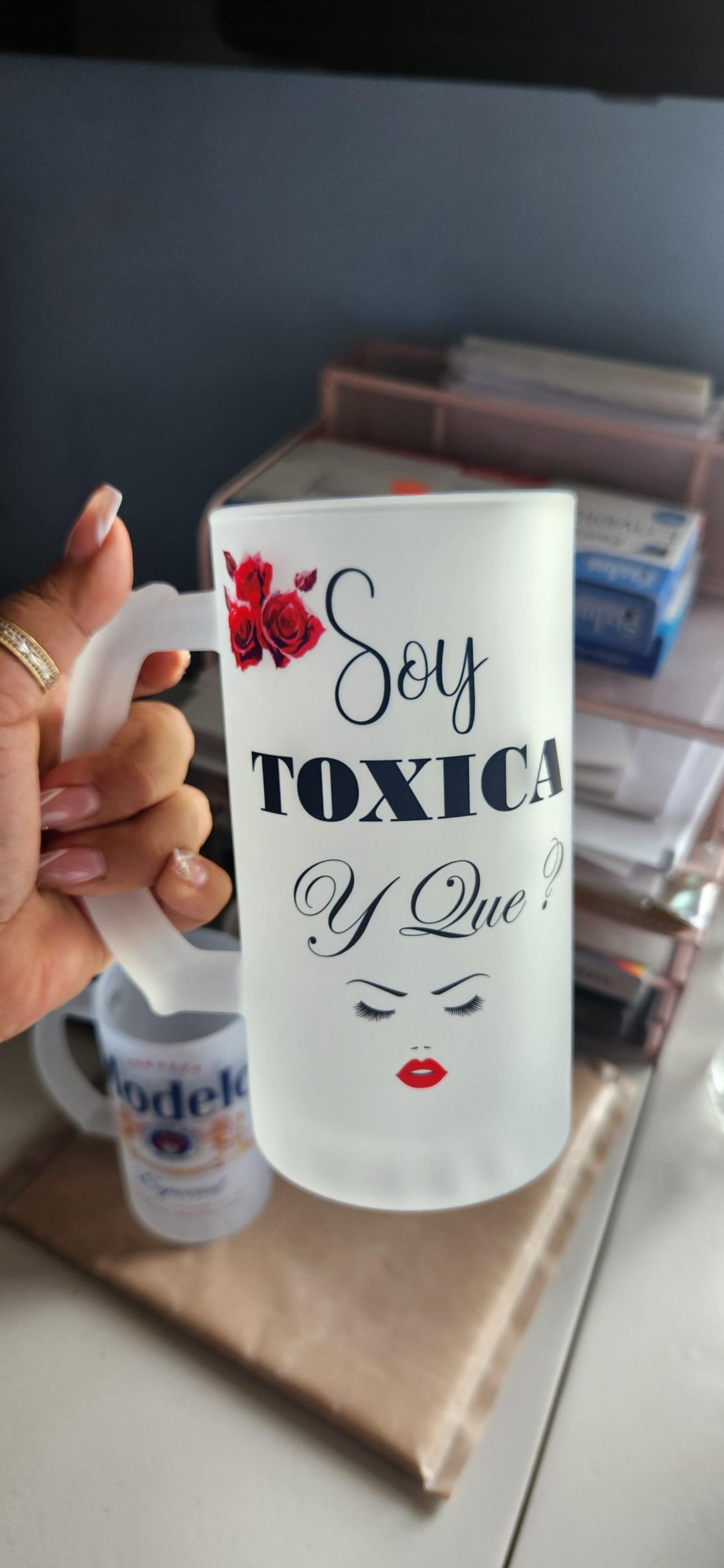 Tarros Cerveceros Para Las Toxicase 16oz beer Mugs - Etsy