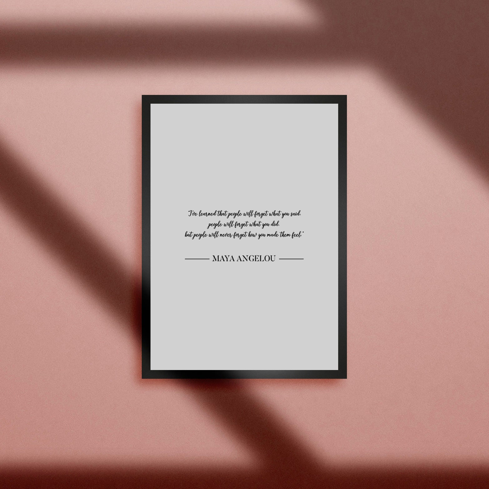 Maya Angelou Quote, Maya Angelou Poster, Maya Angelou Print, Famous ...