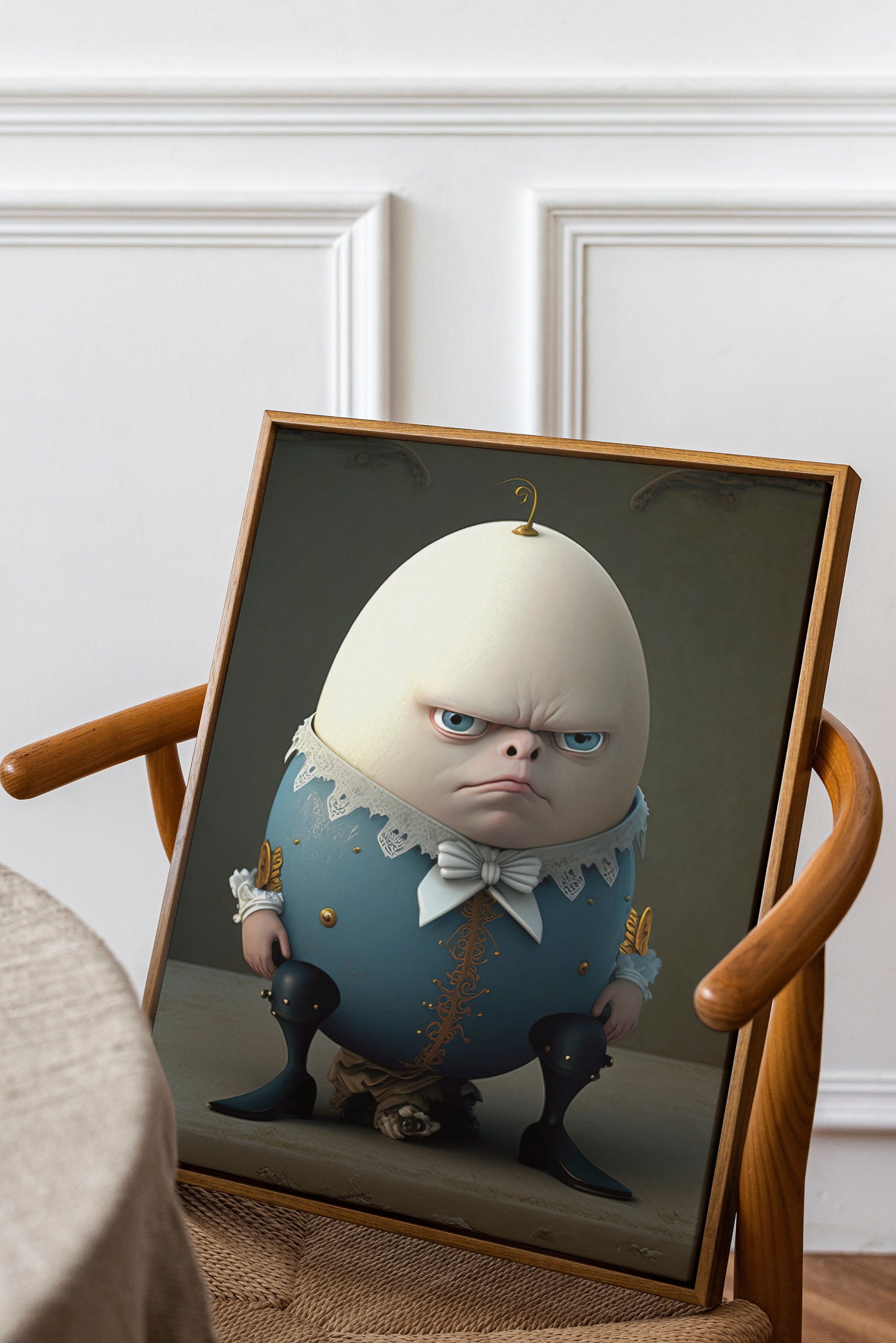 Alice in Wonderland Humpty Dumpty Poster, Surreal Humpty Dumpty Print ...