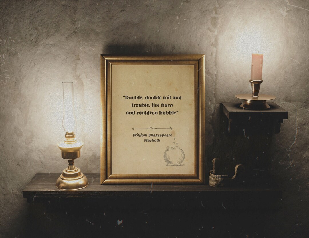 Macbeth Quote Poster, William Shakespeare Quote, Macbeth Quote ...