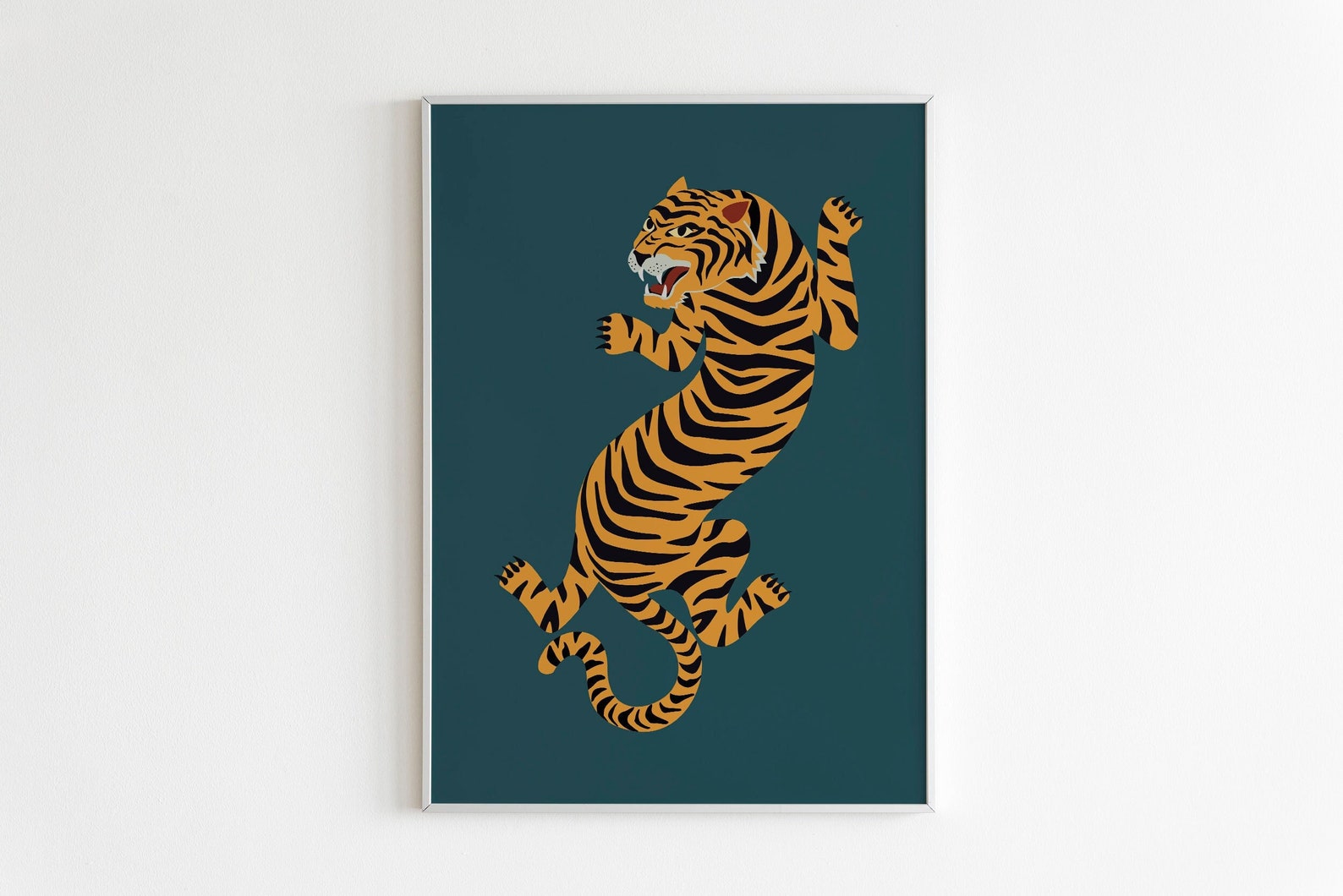 Tiger Printable Poster, Tiger Wall Art, Year of the Tiger Art ...