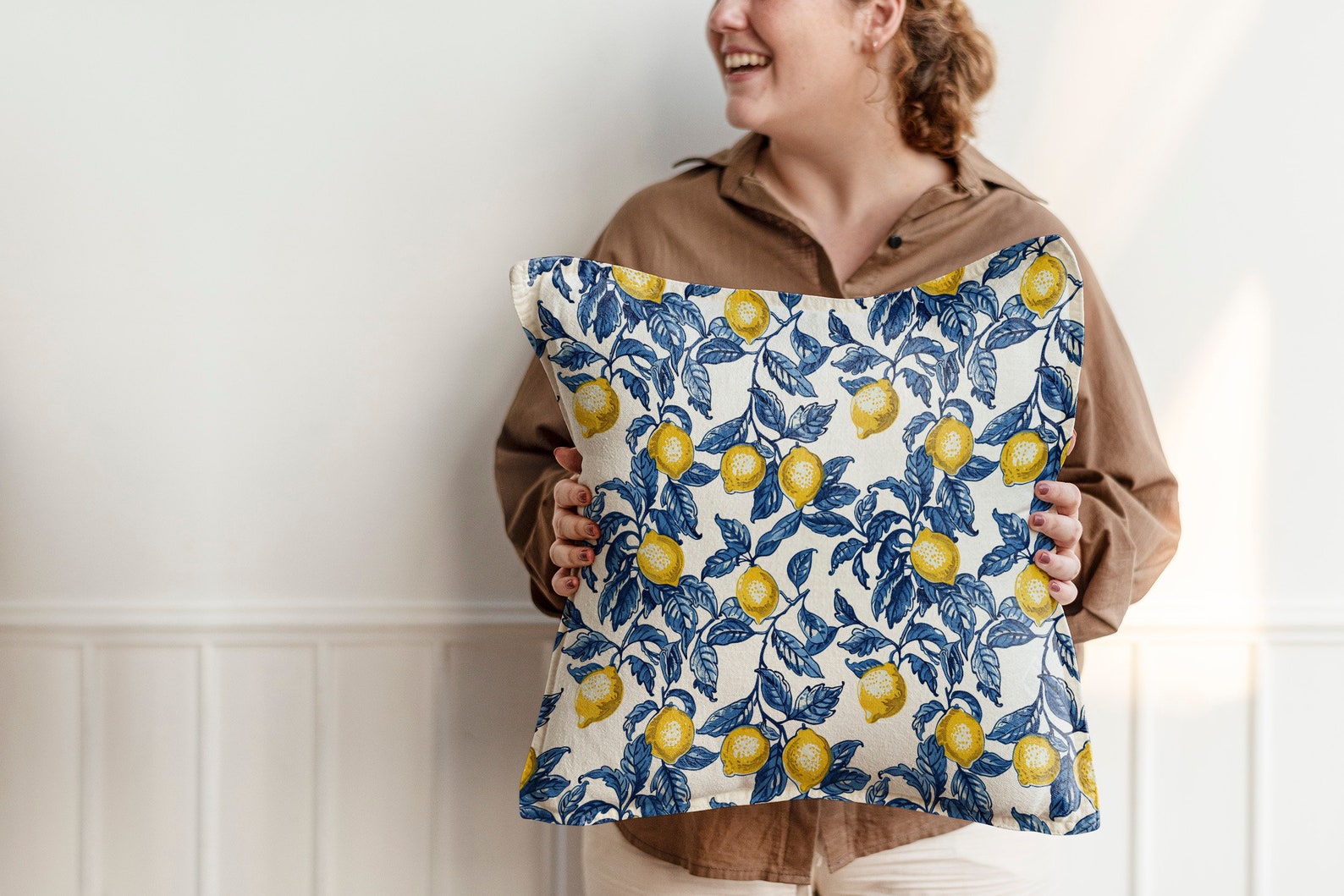 Sicilian Lemons Seamless Pattern, Lemons Pattern, Commercial Use ...