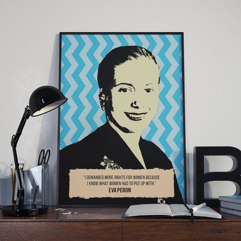 Eva Peron Poster, Evita Peron Poster, Feminist Art Print, Eva Peron ...