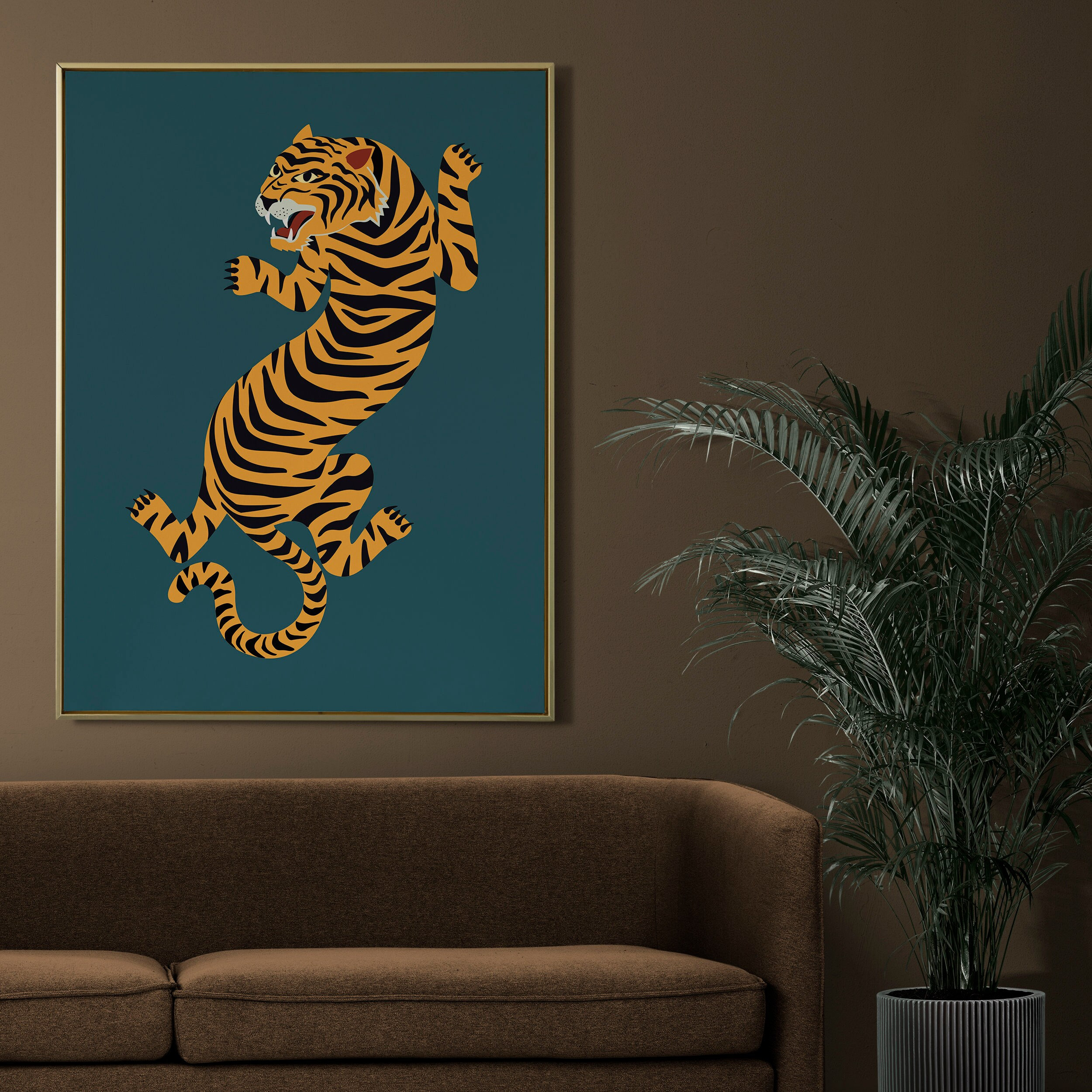 Tiger Printable Poster, Tiger Wall Art, Year of the Tiger Art ...