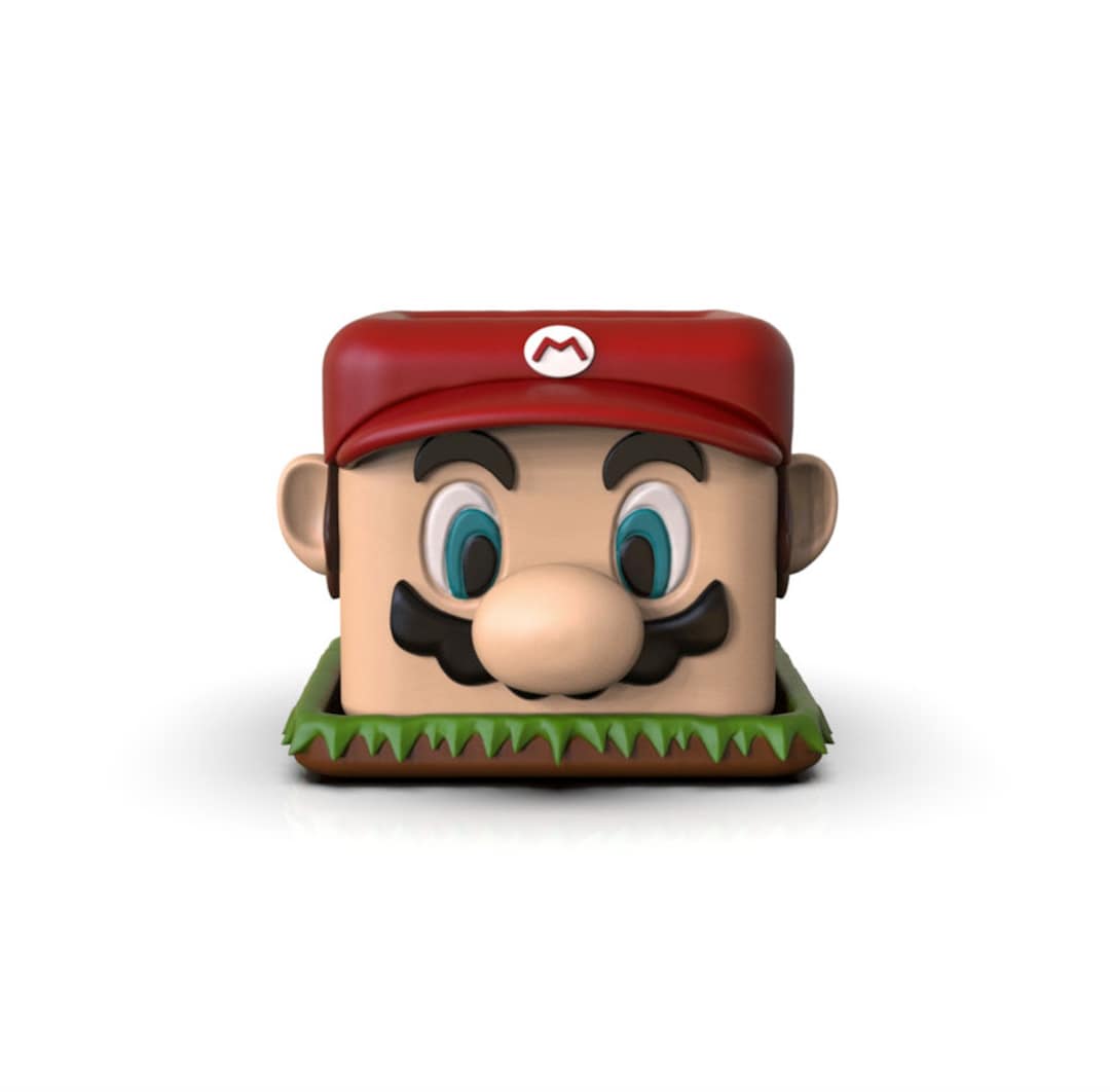 Mario Succulent Pot Cute Mario Bros Desk Accessory - Etsy