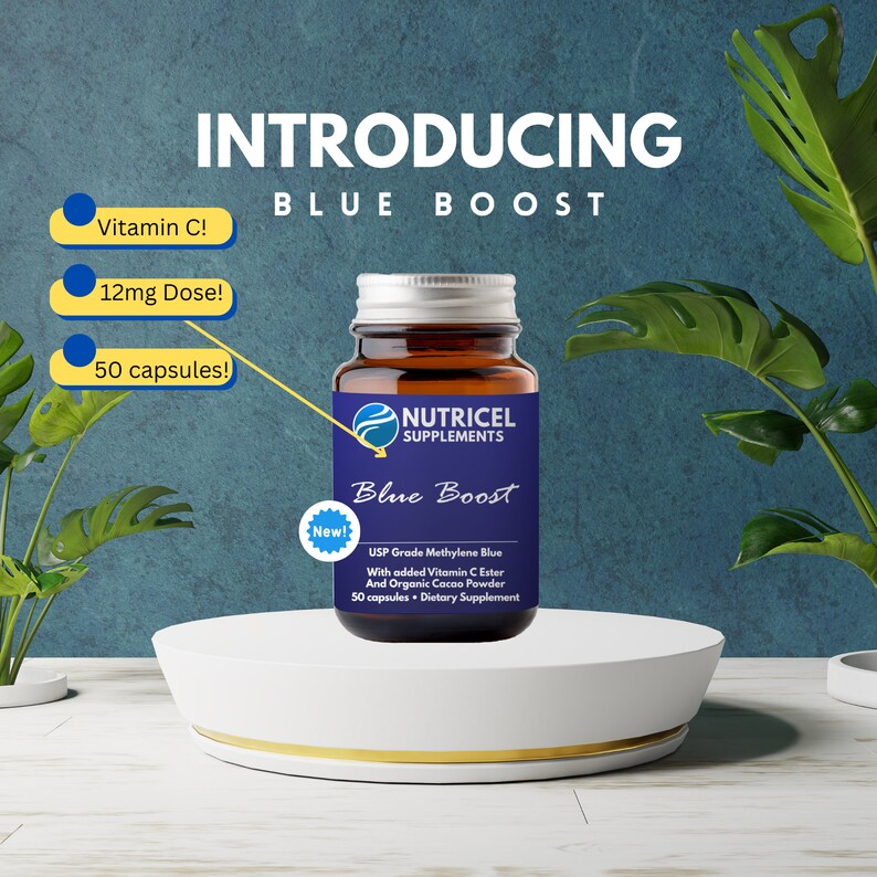 Methylene Blue USP Grade Capsule Form, With Added Vitamin C Ester for ...