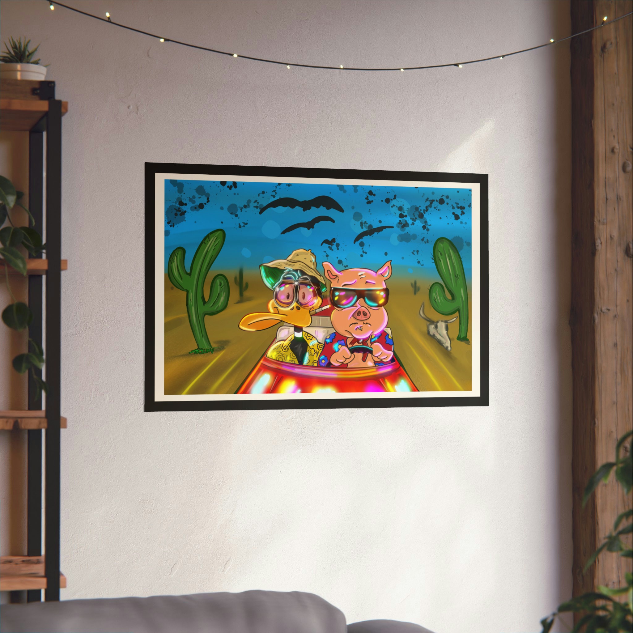 Fear and Loathing in Las Vegas by Antdel Wall Art Print - Etsy
