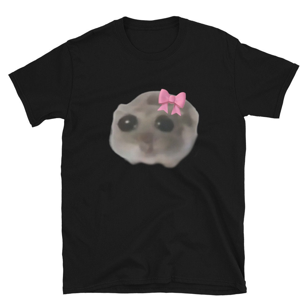 I'm Just a Girl Sad Hamster Meme T-shirt, Unisex - Silly Shirts, Tiktok ...