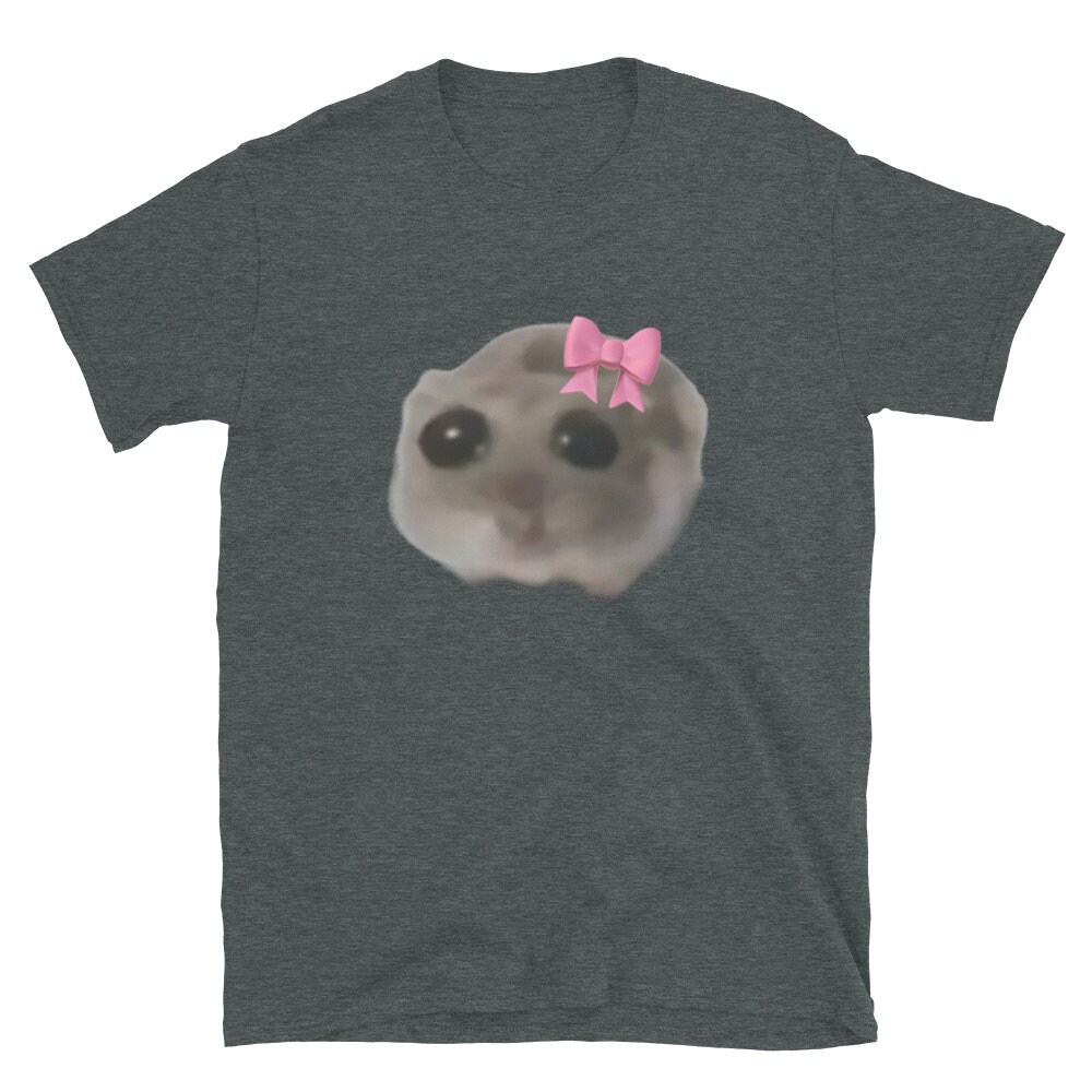 I'm Just a Girl Sad Hamster Meme T-shirt, Unisex - Silly Shirts, Tiktok ...