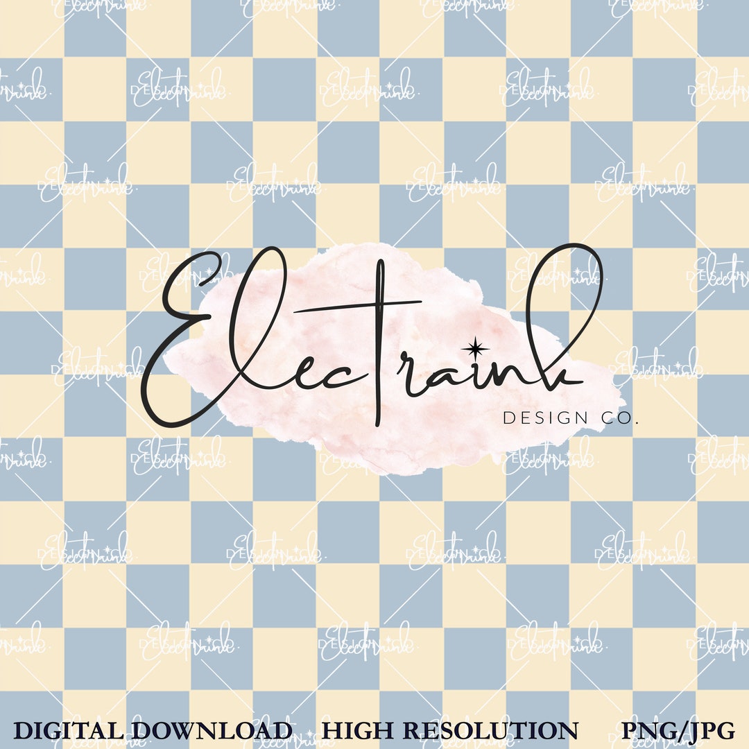 Spring Seamless Checker Pattern, Unlimited Commercial Use, Vintage ...