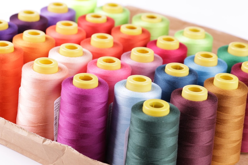 4150-yards Polyester Sewing Thread Cone, 38 Colors - Etsy