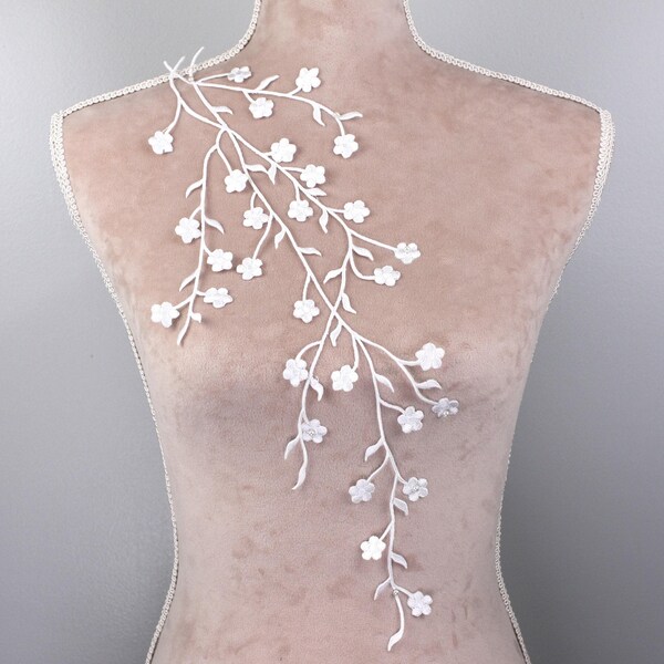 White Applique - Etsy