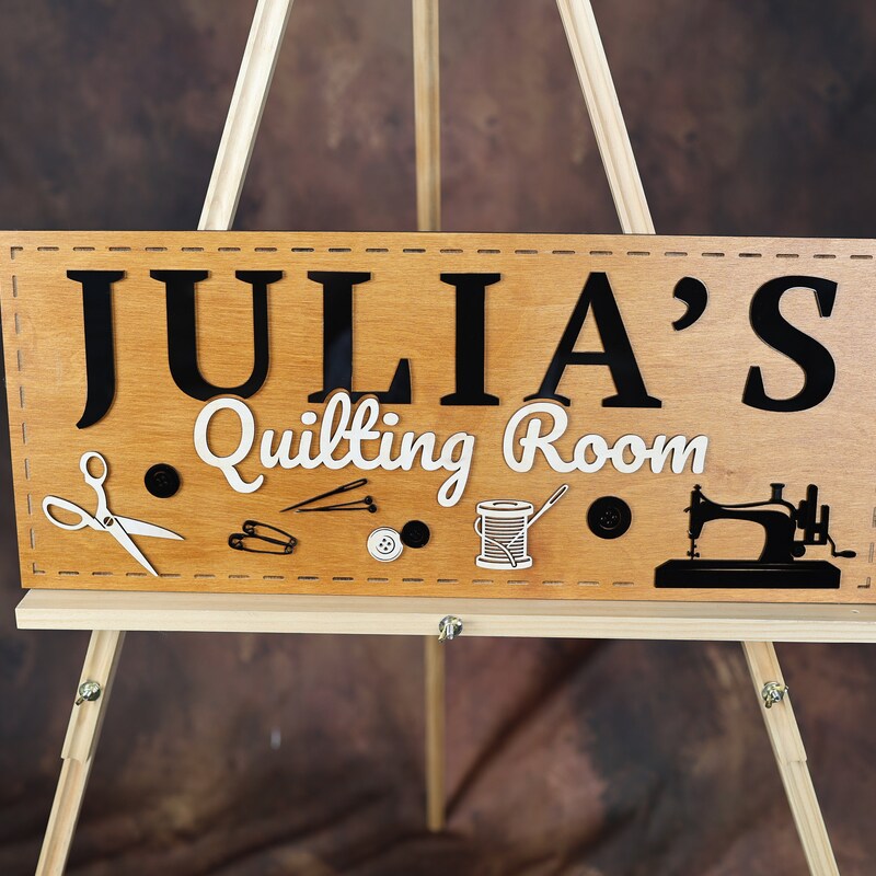 Quilt Room Sign - Etsy