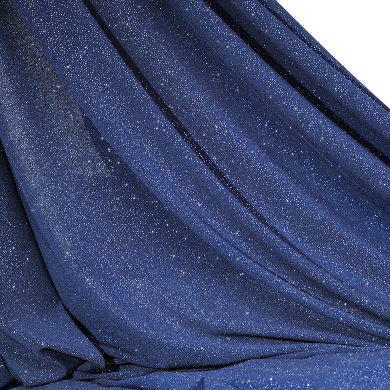 Blue Lurex Fabric - Etsy