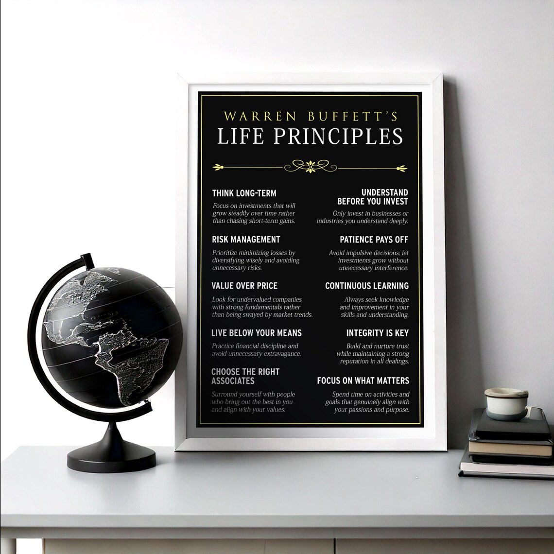Warren Buffett Poster Warren Buffett Print, Money Investor Poster ...