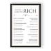 Motivational Poster Print Money Success Wall Art for Office, Business ...