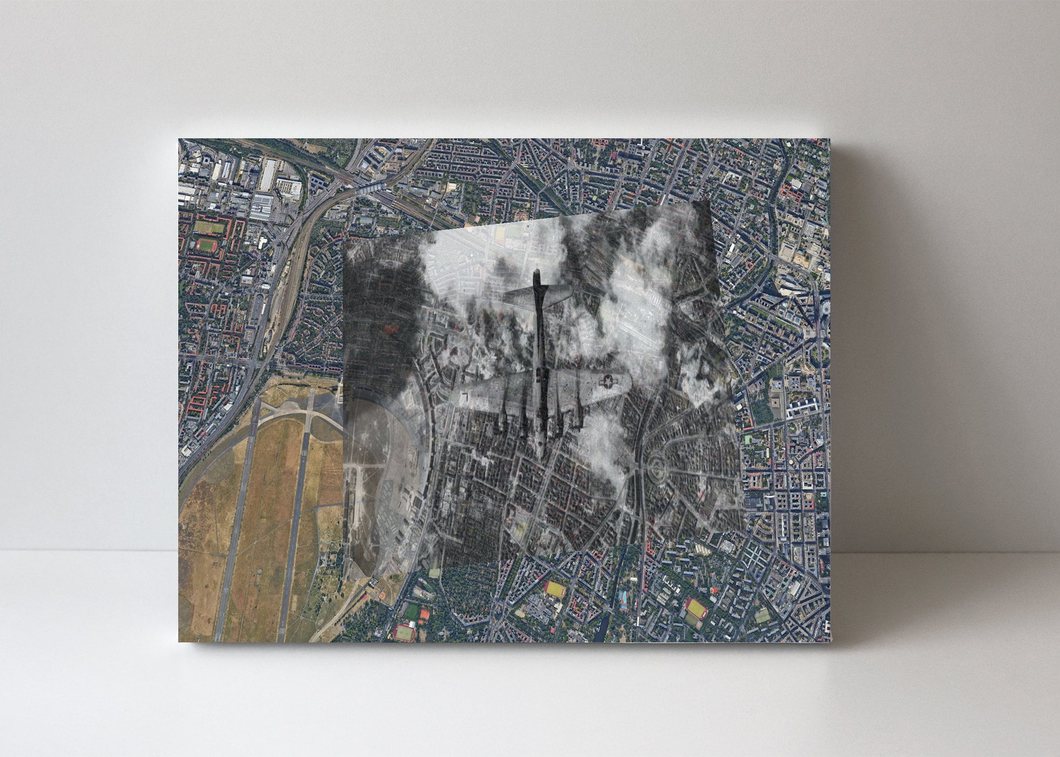 WW2 Canvas Print of B-17 Over Berlin, Germany Feb 3rd, 1945 - Etsy