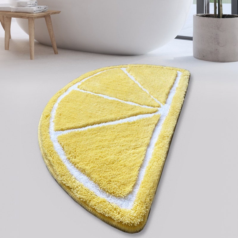 Yellow Bath Mat - Etsy