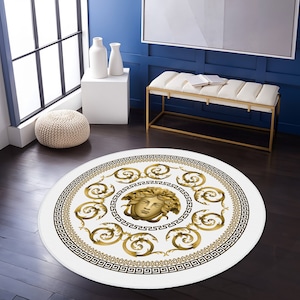Greek Pattern Rug, Medusa Pattern Rug, Medusa Rugs, Living Room Rug ...