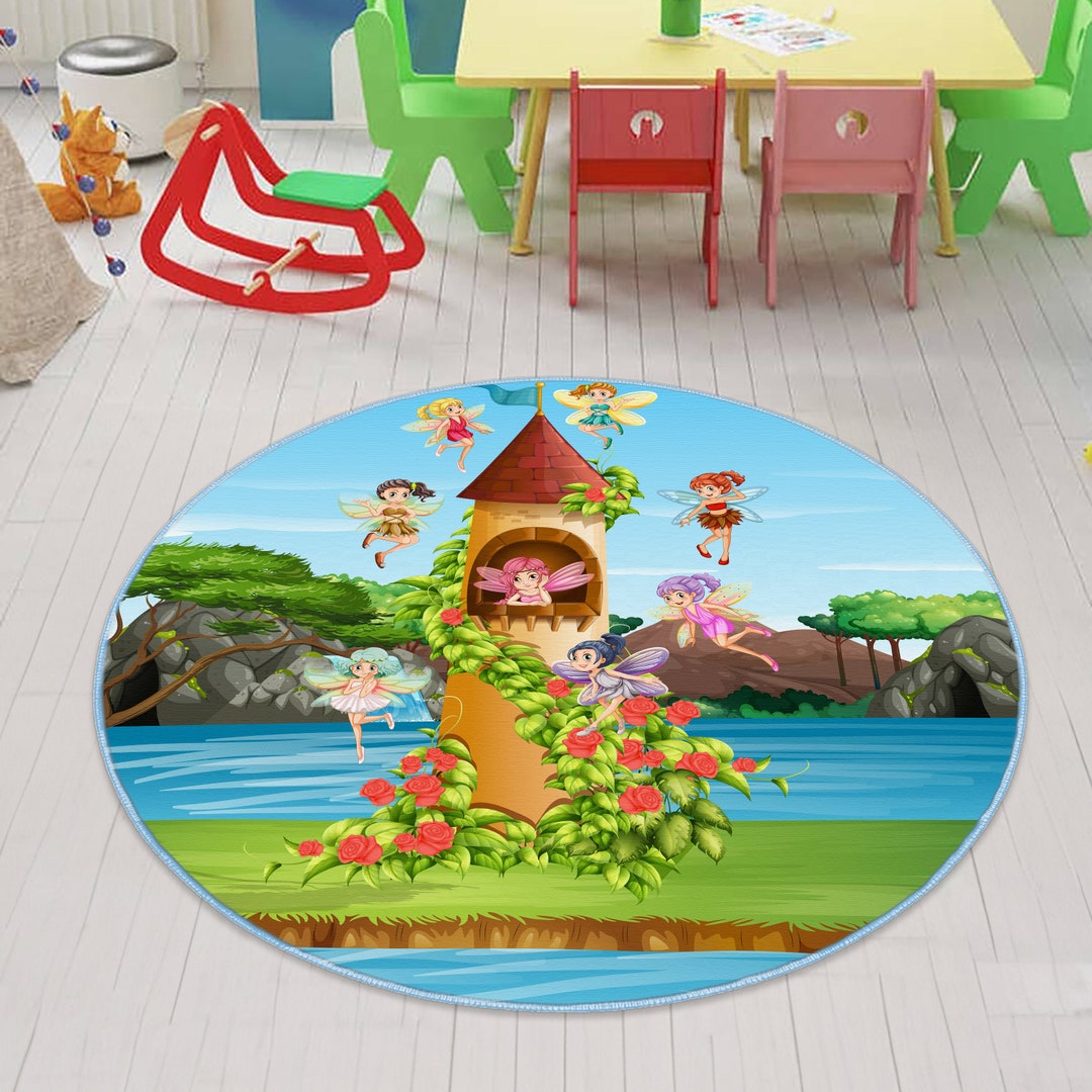 Fairy Rug, Forest Fairy Carpet, Fairy Kids Carpet, Soft Babyrug ...