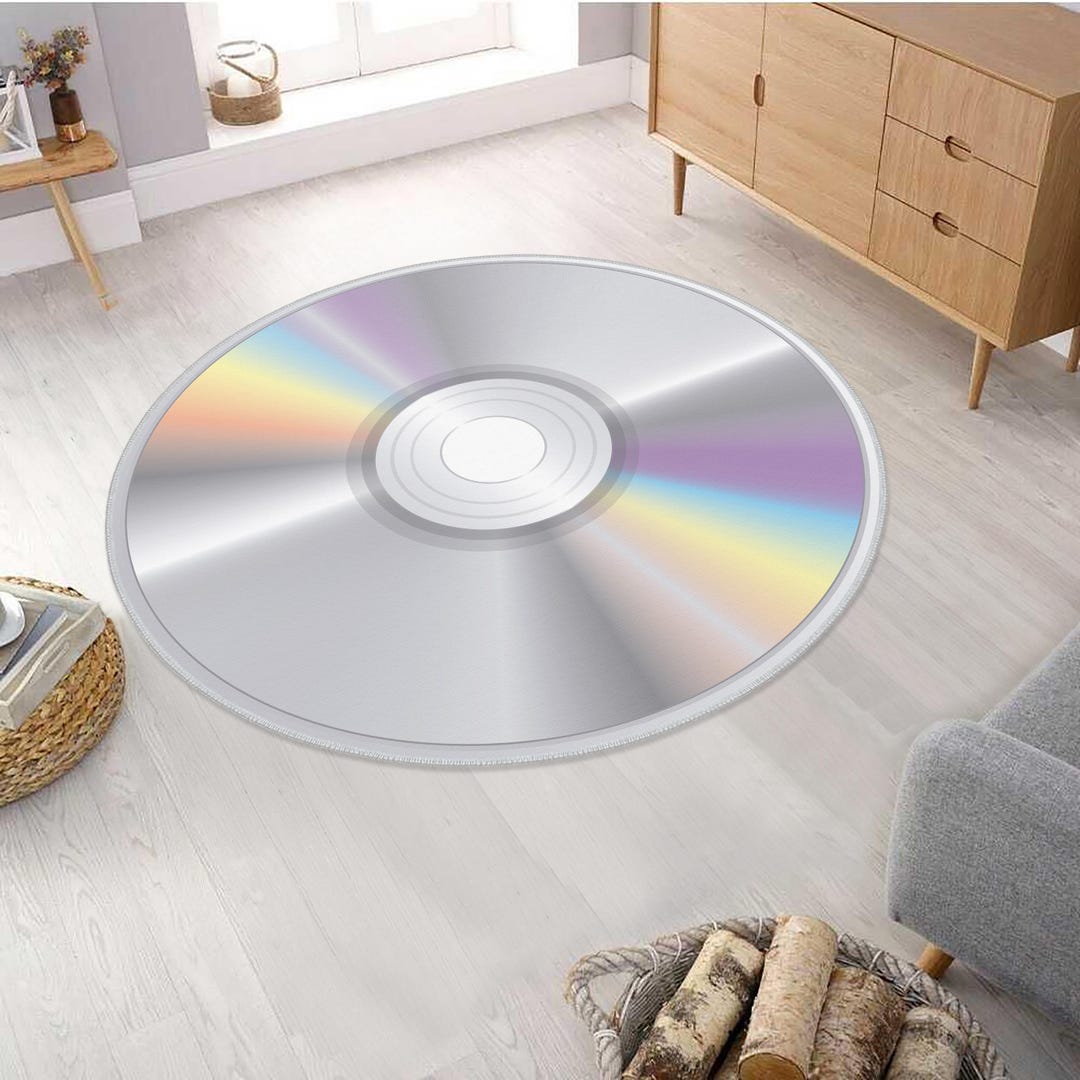 Custom Cd Rug, CD Rug, Game Disc Rug, Video Game Disc Rug, Ps2 Rug, Ps3 ...