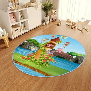 Fairy Rug, Forest Fairy Carpet, Fairy Kids Carpet, Soft Babyrug ...