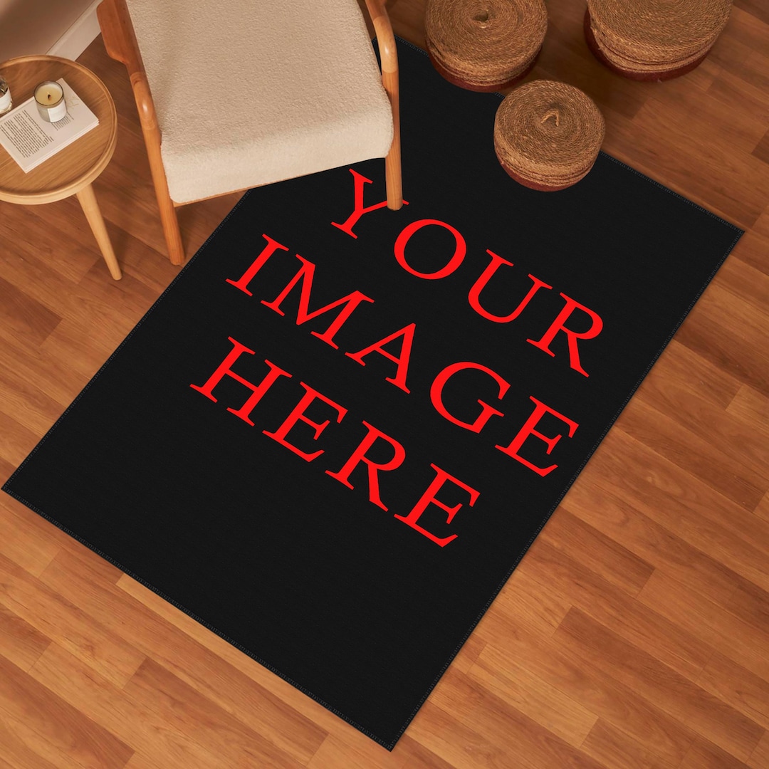 Personalized Name Rug, Made to Order, Custom Logo Rug, Gift Rug, Custom ...