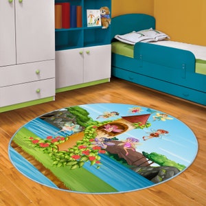 Fairy Rug, Forest Fairy Carpet, Fairy Kids Carpet, Soft Babyrug ...