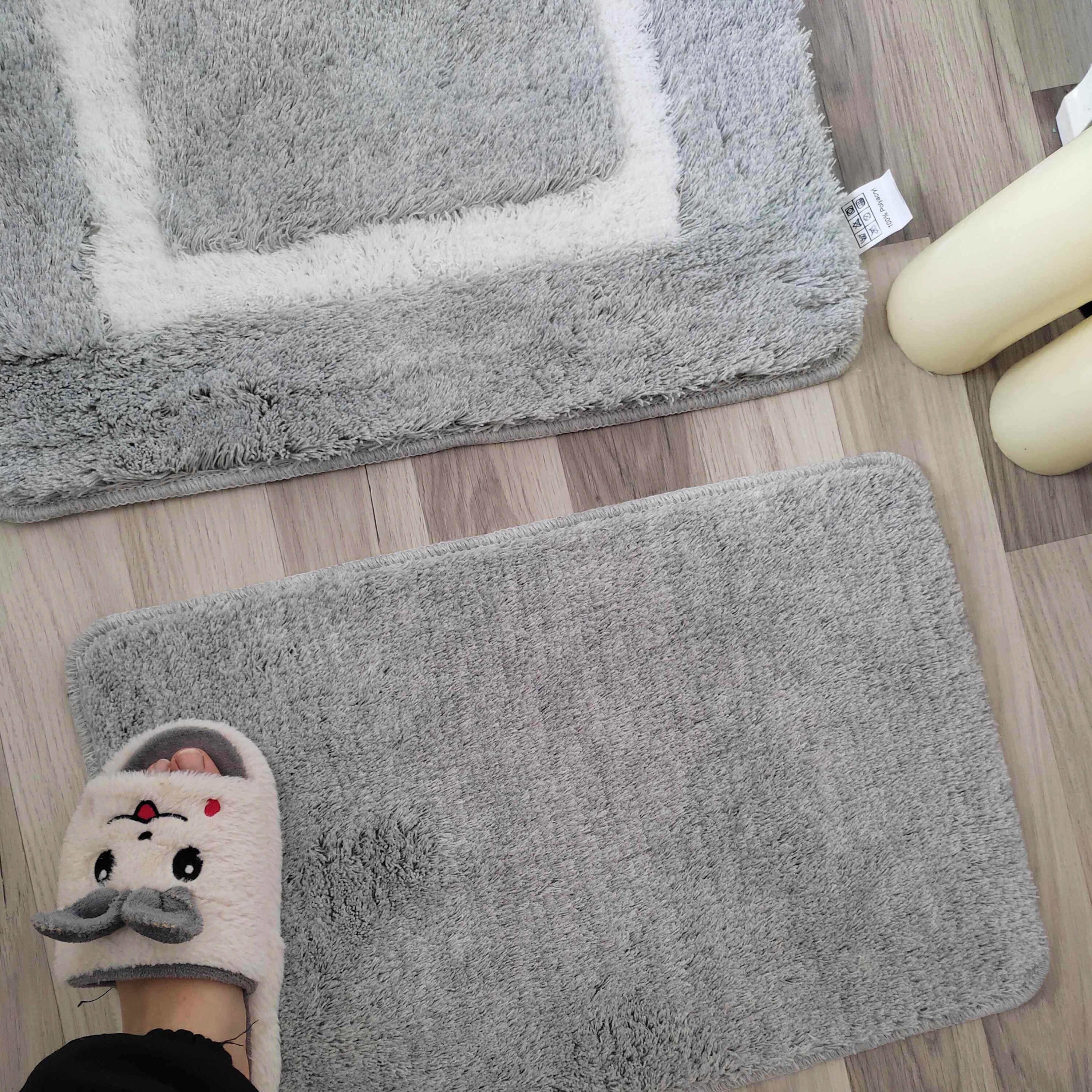 3-piece Bath Mat Set, 3-piece Gray Mat Set, Cabinet Set, Decor Bathroom ...