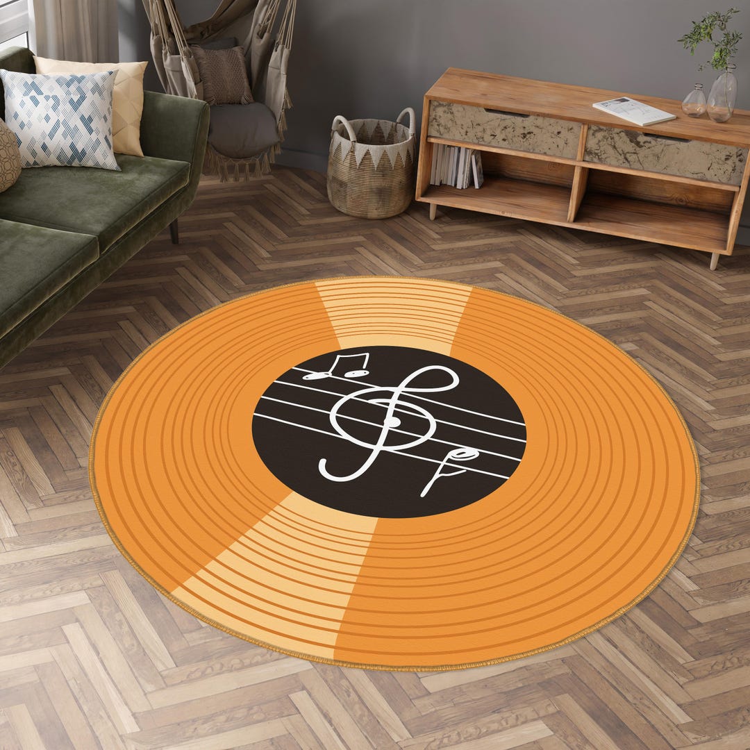 Custom Cd Rug, Orange CD Rug, Game Disc Rug, Video Game Disc Rug, Ps2 ...