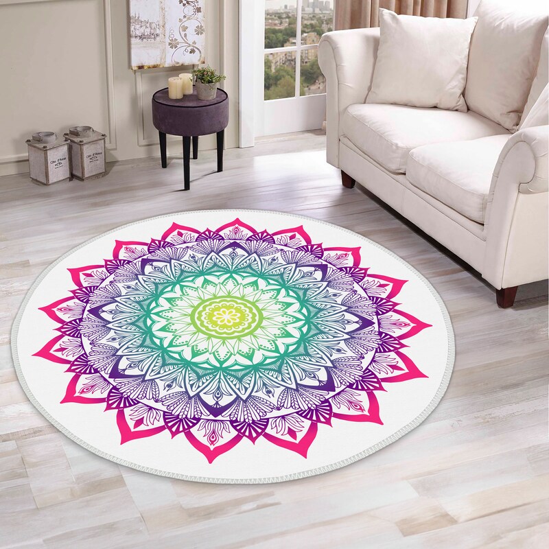 Mandala Rug - Etsy