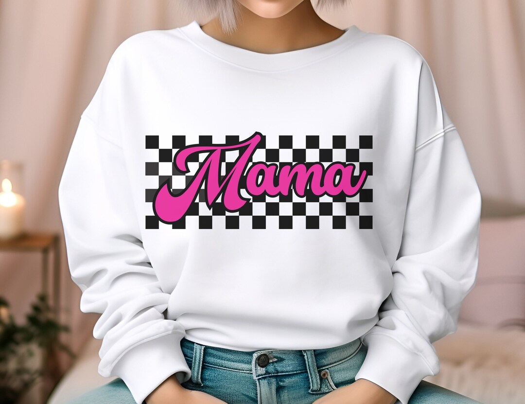 Retro Checkered Mama PNG, Mom Png, Retro Mom Life Digital, Cool Mom ...