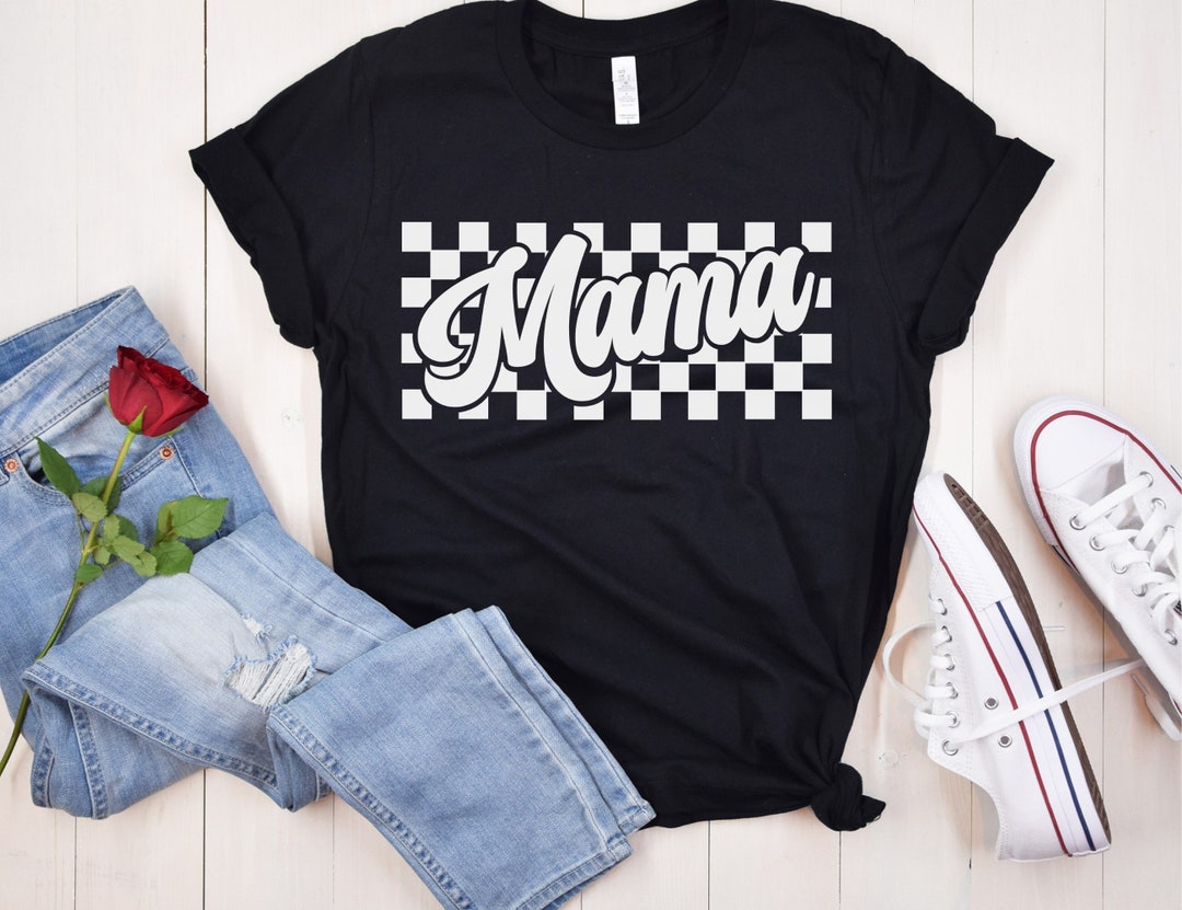 Retro Checkered Mama PNG, Mom Png, Retro Mom Life , Cool Mom, Groovy ...