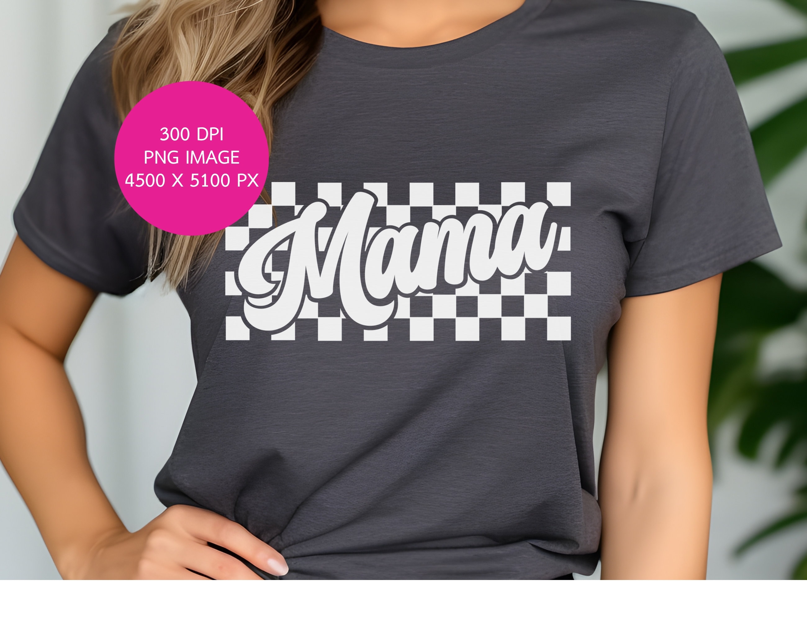 Retro Checkered Mama PNG, Mom Png, Retro Mom Life , Cool Mom, Groovy ...