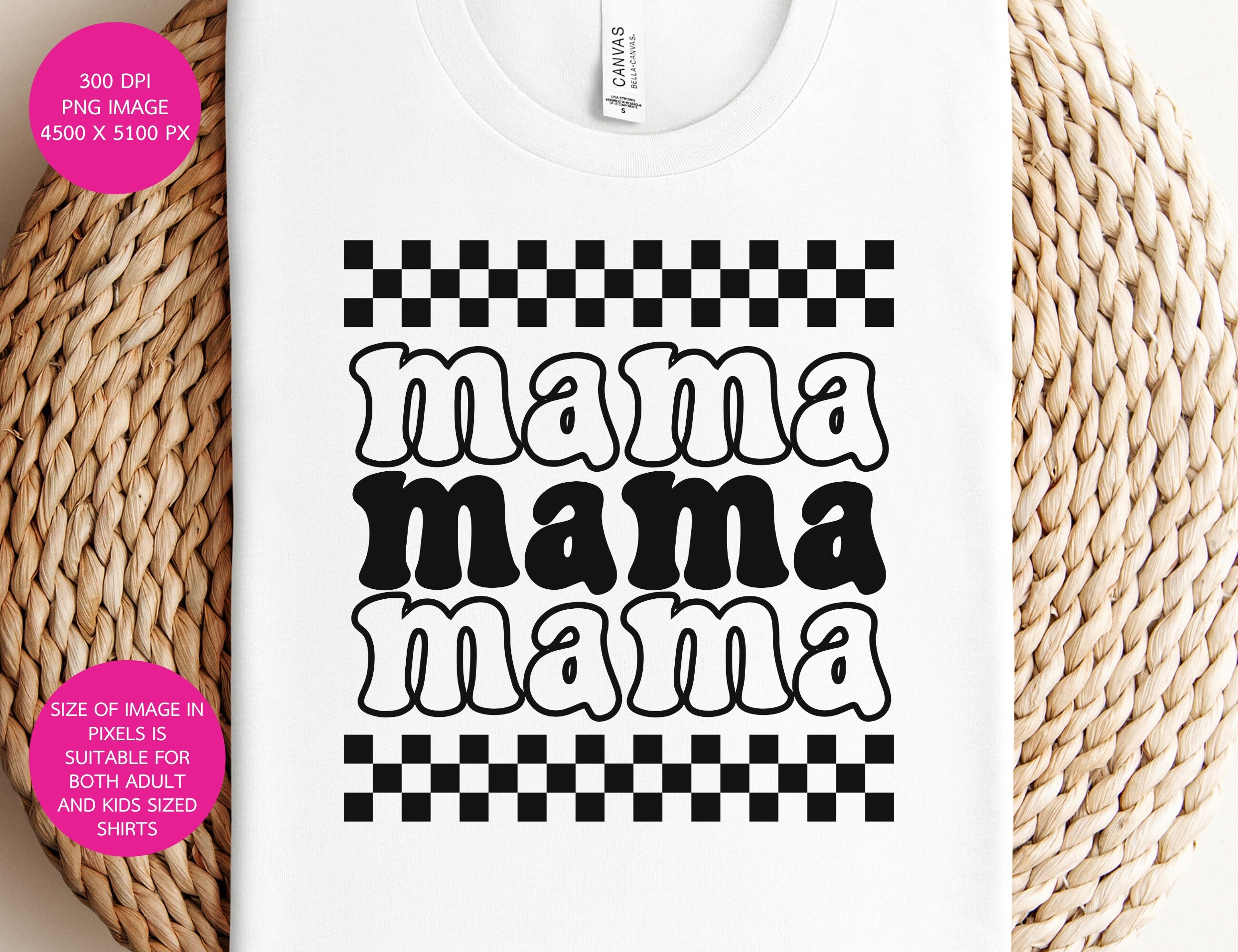Retro Checkered Mama PNG, Mom Png, Retro Mom Life Digital, Cool Mom ...