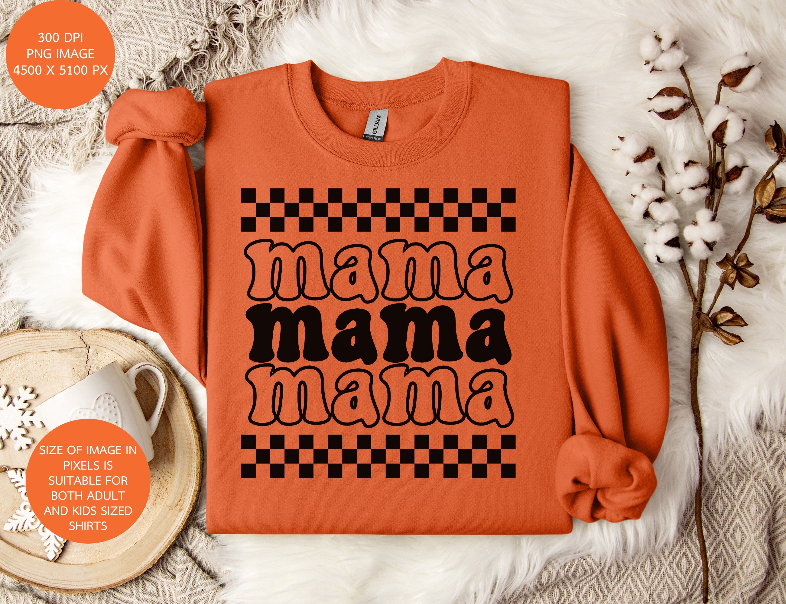 Retro Checkered Mama PNG, Mom Png, Retro Mom Life Digital, Cool Mom ...