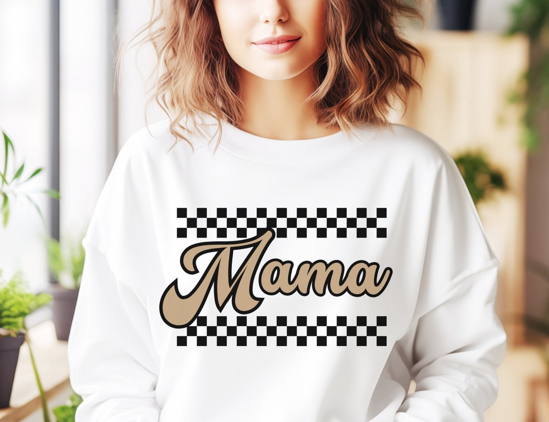 Retro Checkered Mama PNG, Mom Png, Retro Mom Life Digital, Cool Mom ...