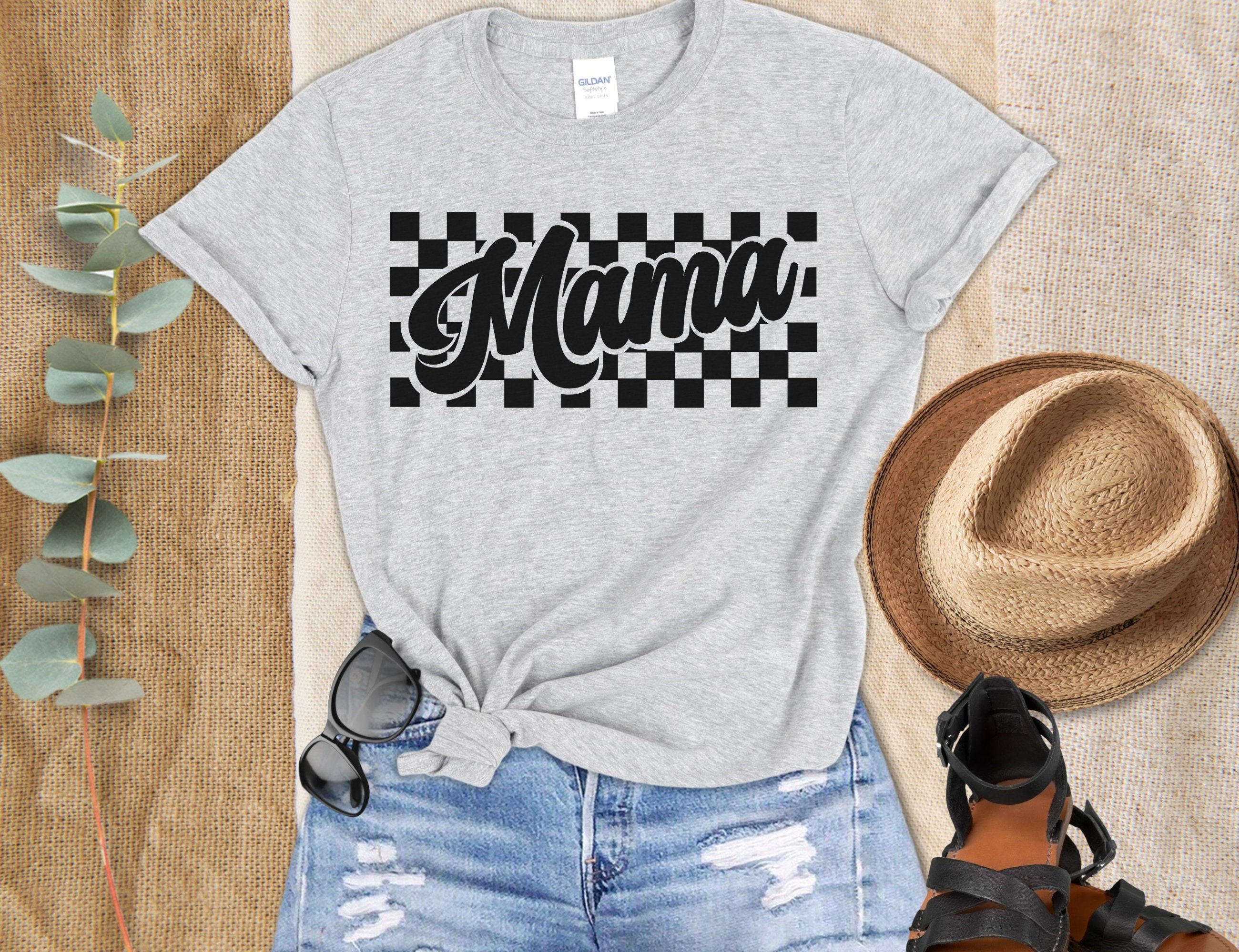 Retro Checkered Mama PNG, Mom Png, Retro Mom Life , Cool Mom, Groovy ...