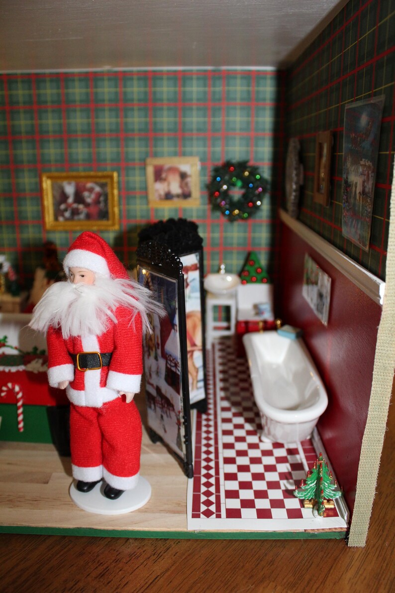 Miniature Santa's Bedroom Room Box - Etsy