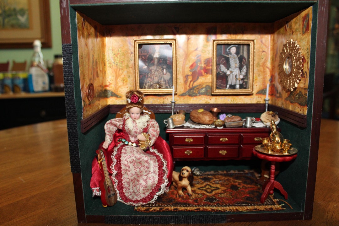Miniature Queen Elizabeth I Room Box - Etsy