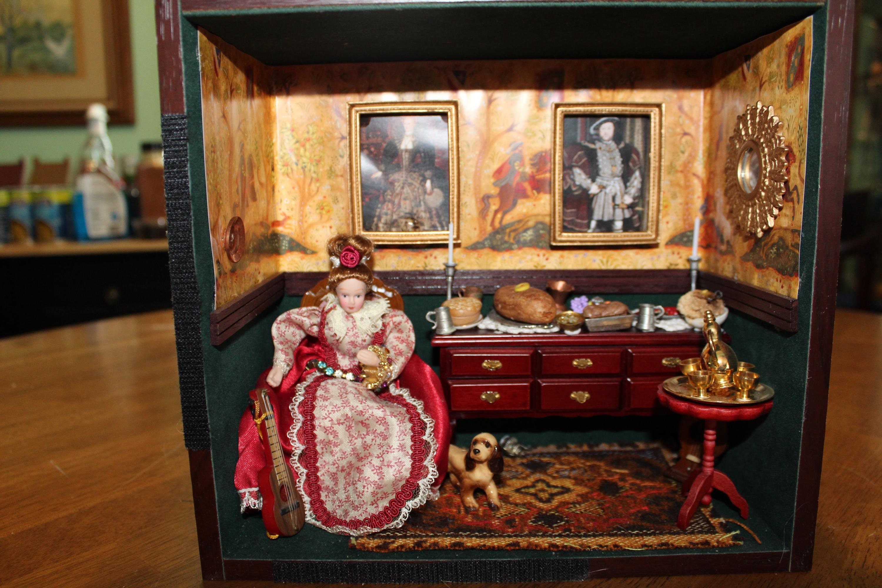 Miniature Queen Elizabeth I Room Box - Etsy