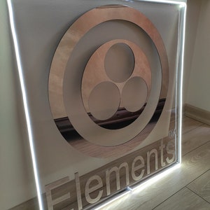 Business Logo Sign, Business Wall Sign, Plexi Wall Decor - Etsy