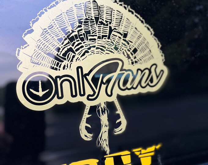 Only Fans Turkey Decal - Etsy